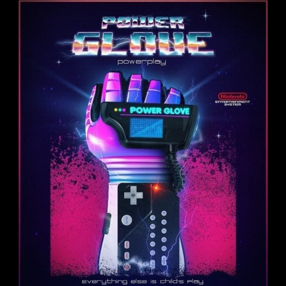 Wall Decor | 8x1 Laminated Nintendo Power Glove Vintage Advertisement 97 | Poshmark